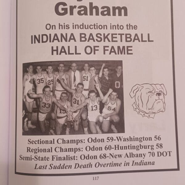Larry "Bud" Graham inducted to Hall of Fame. Odon Bulldogs Sectional ...